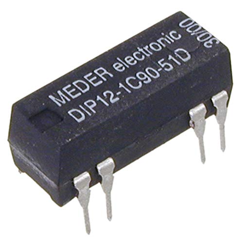 DIP121C9051D Reed-Relais 12V= 1xUM 500 Ohm +Diode parallel – 1 ...